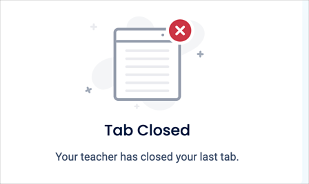 Close a tab for a Student – Classwize
