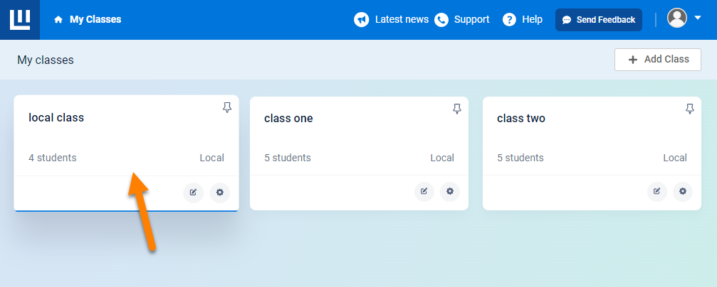 Courses management for teachers – Classwize