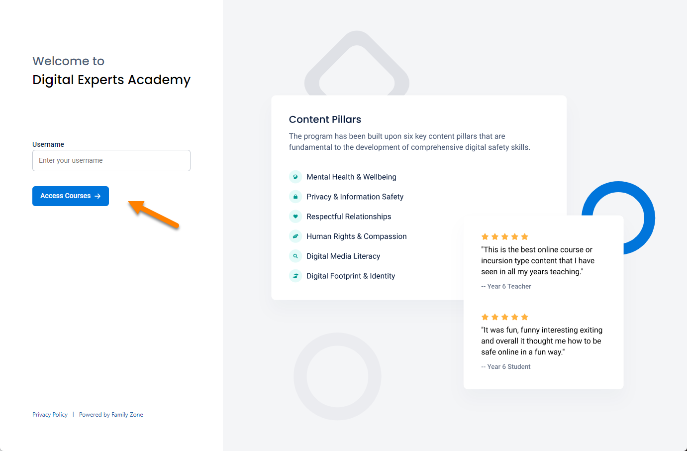 Courses management for teachers – Classwize